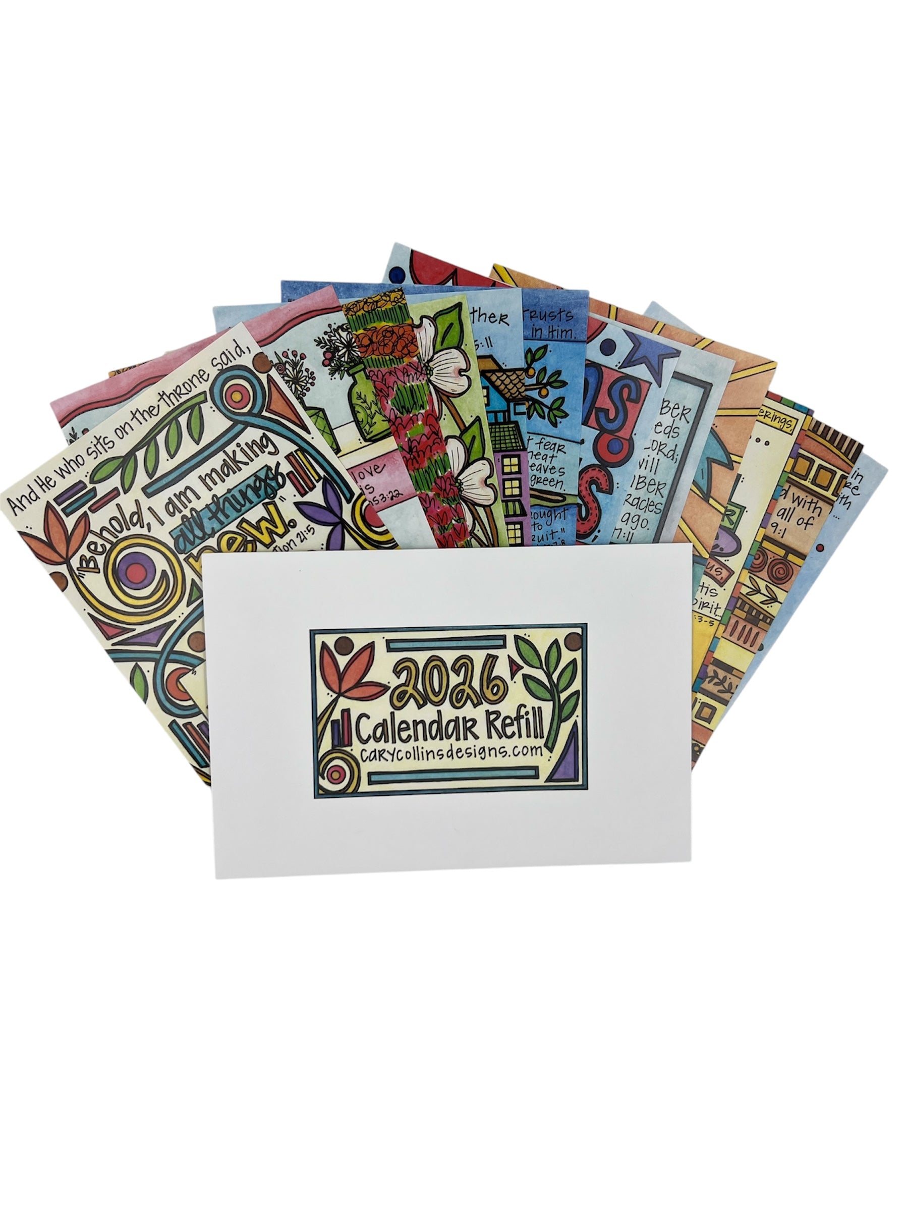 2026 Calendar Refill – Cary Collins Designs