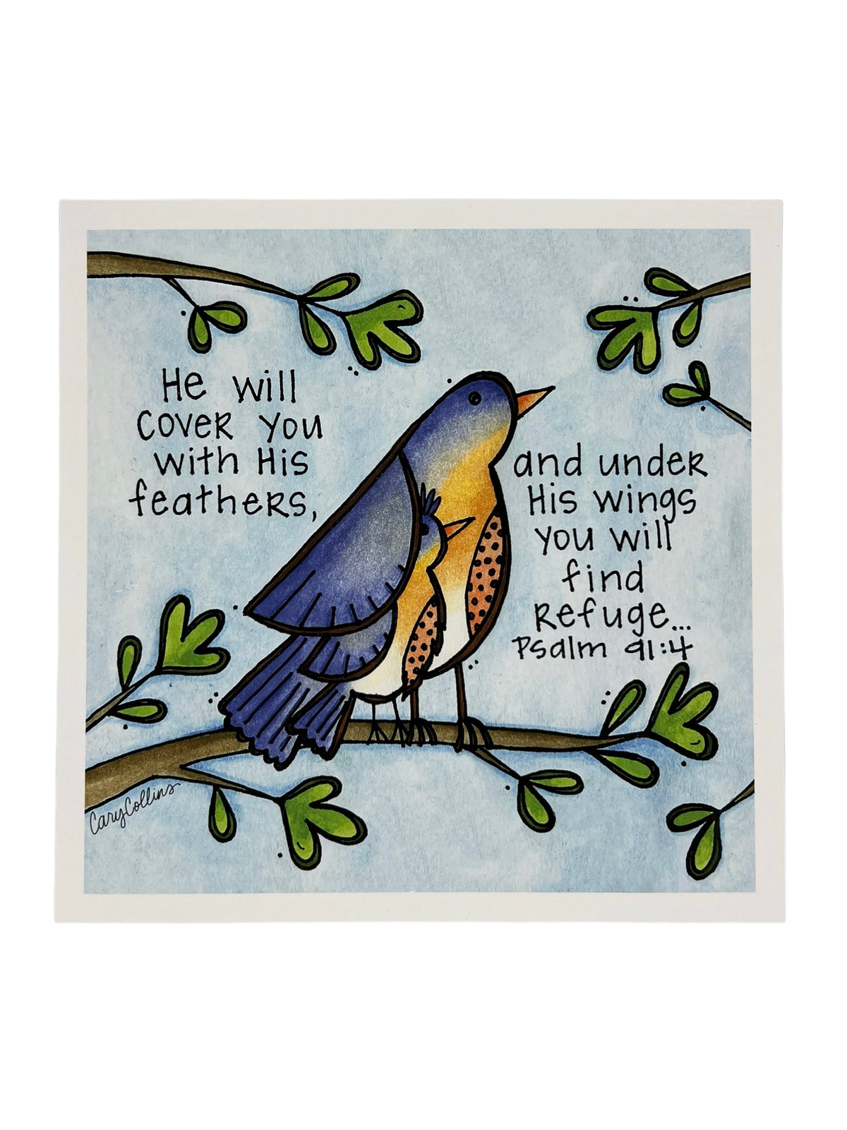 Under His Wings Print – Cary Collins Designs